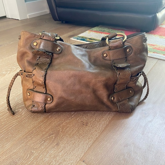 Kooba | Bags | Kooba Greenbrown Leather Womens Bag | Poshmark